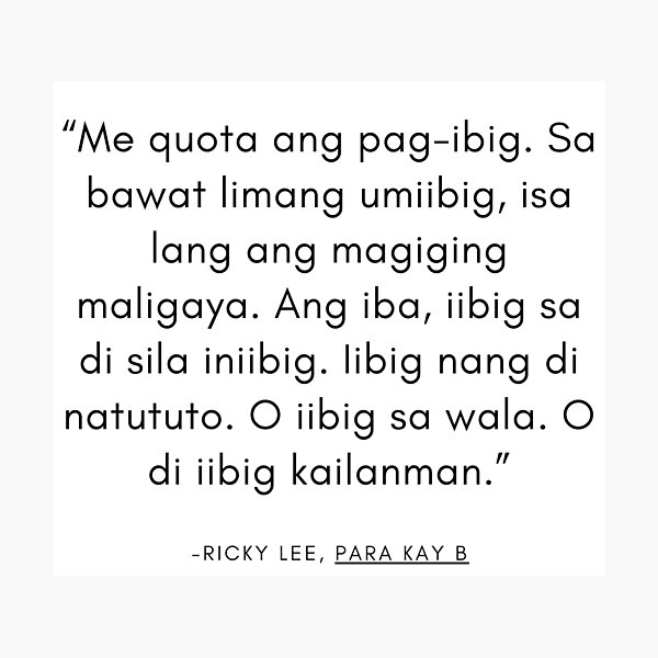 Tagalog Logic Quotes