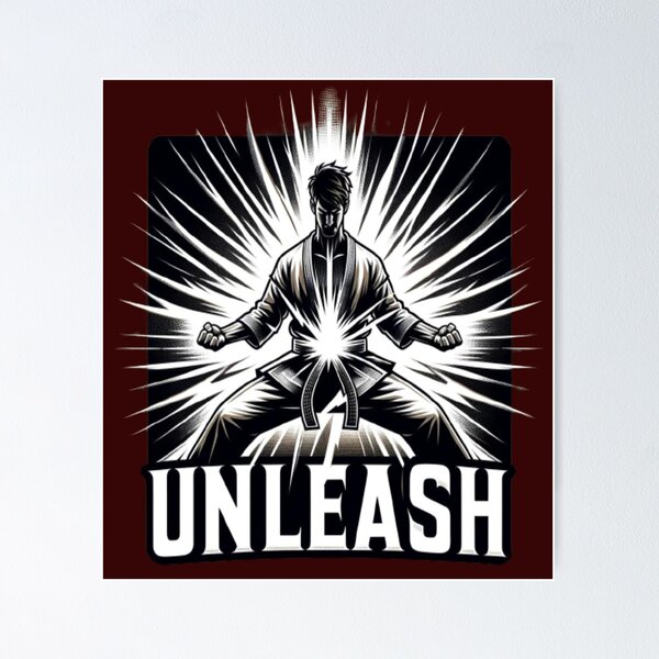 "Heian Godan Power - Unleash the Energy Karate" Poster for Sale by ...