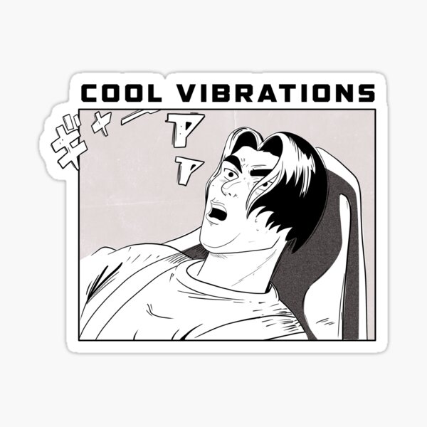 "Cool Vibrations" Sticker for Sale by RonJoshArts | Redbubble