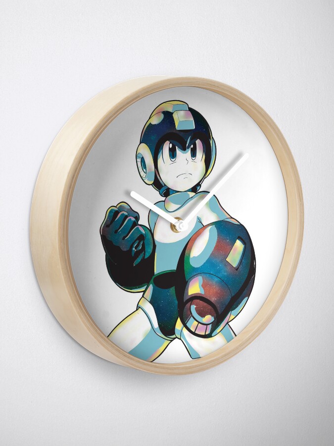 "Mega Man Mega Buster - Type A" Clock for Sale by Obtineo | Redbubble