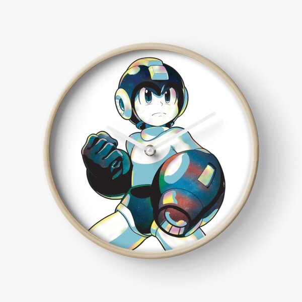 "Mega Man Mega Buster - Type A" Clock for Sale by Obtineo | Redbubble