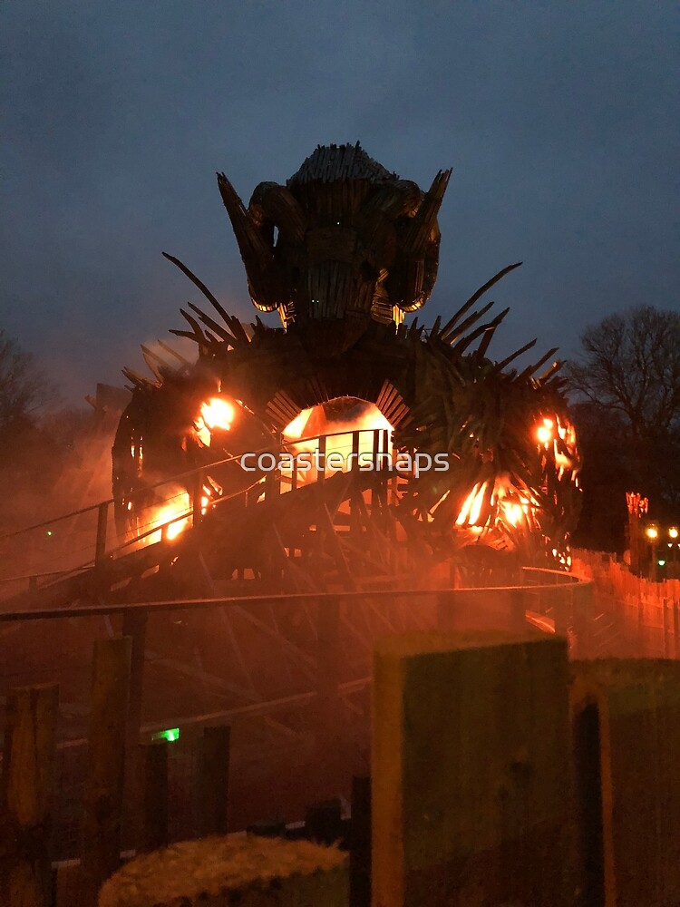 The Wicker Man At Alton Towers Resort Poster For Sale By Coastersnaps Redbubble