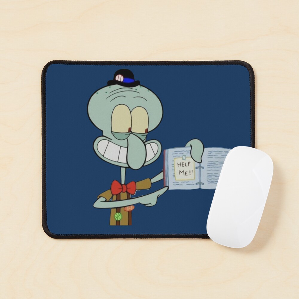 "Squidward Help Me at Krabby O'Mondays" Sticker for Sale by WitchyHippy ...