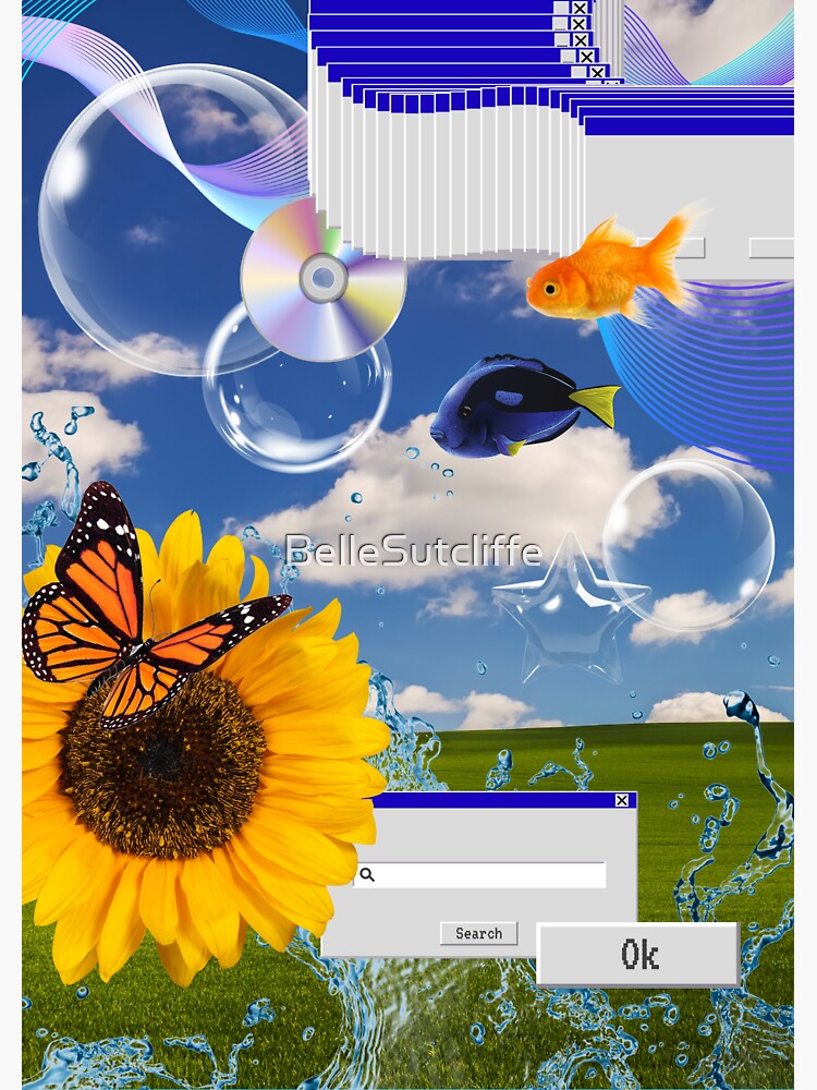 "Frutiger Aero" Sticker for Sale by BelleSutcliffe | Redbubble