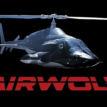 "Airwolf" Sticker for Sale by Andrew-Treherne | Redbubble