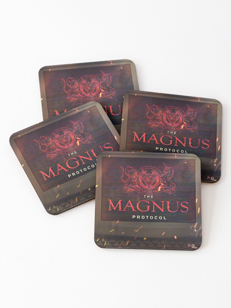 "The Magnus Protocol - Official Podcast Artwork" Coasters (Set of 4 ...