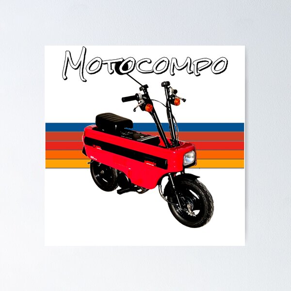 "Motocompo Scooter Mini Bike Motorcycle Moped" Poster for Sale by ...