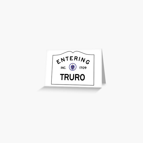 "Entering Truro Massachusetts - Commonwealth of Massachusetts Road Sign ...