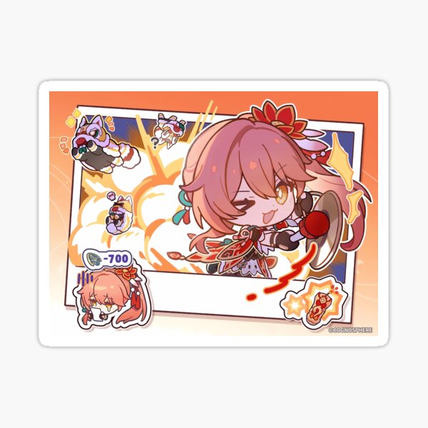 "Guinaifen - Honkai: Star Rail" Sticker for Sale by kazatodoesart ...