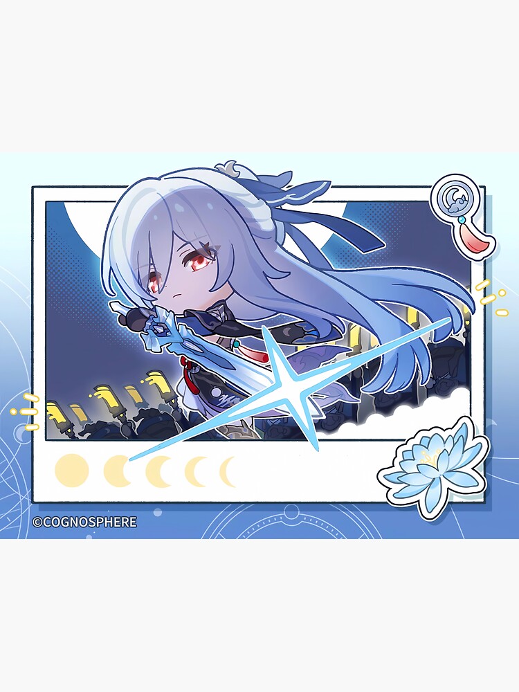 "Jingliu - Honkai: Star Rail" Sticker for Sale by kazatodoesart | Redbubble