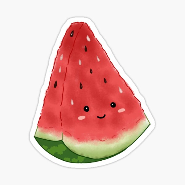 "Cute watermelon" Sticker for Sale by Angstrom-art | Redbubble