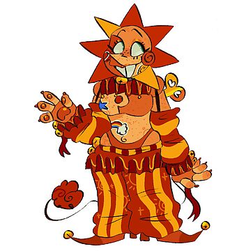 "(redesign) sundrop fnaf " Sticker for Sale by honey-frogs | Redbubble