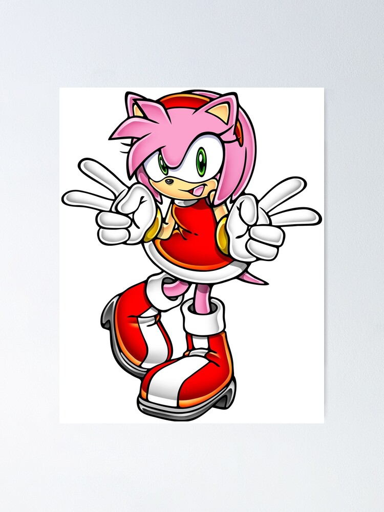 "Amy Rose - Sonic Adventure 2" Poster for Sale by tohski | Redbubble