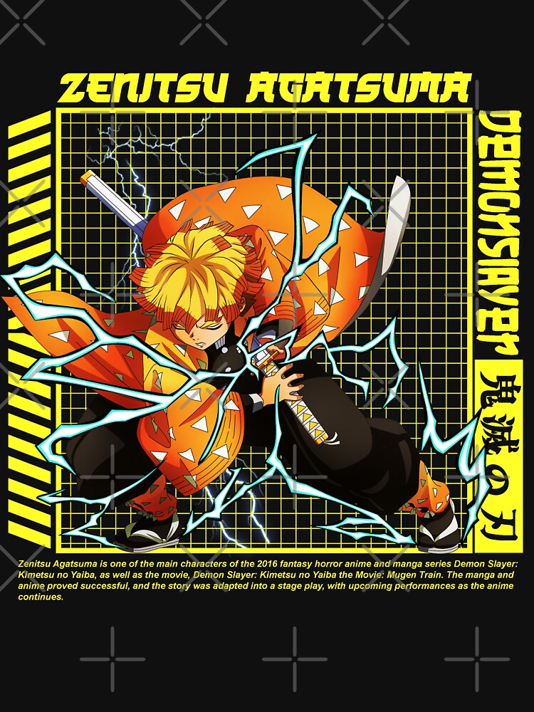 "Zenitsu Agatsuma - Demon Slayer" Classic T-Shirt for Sale by Hani ...