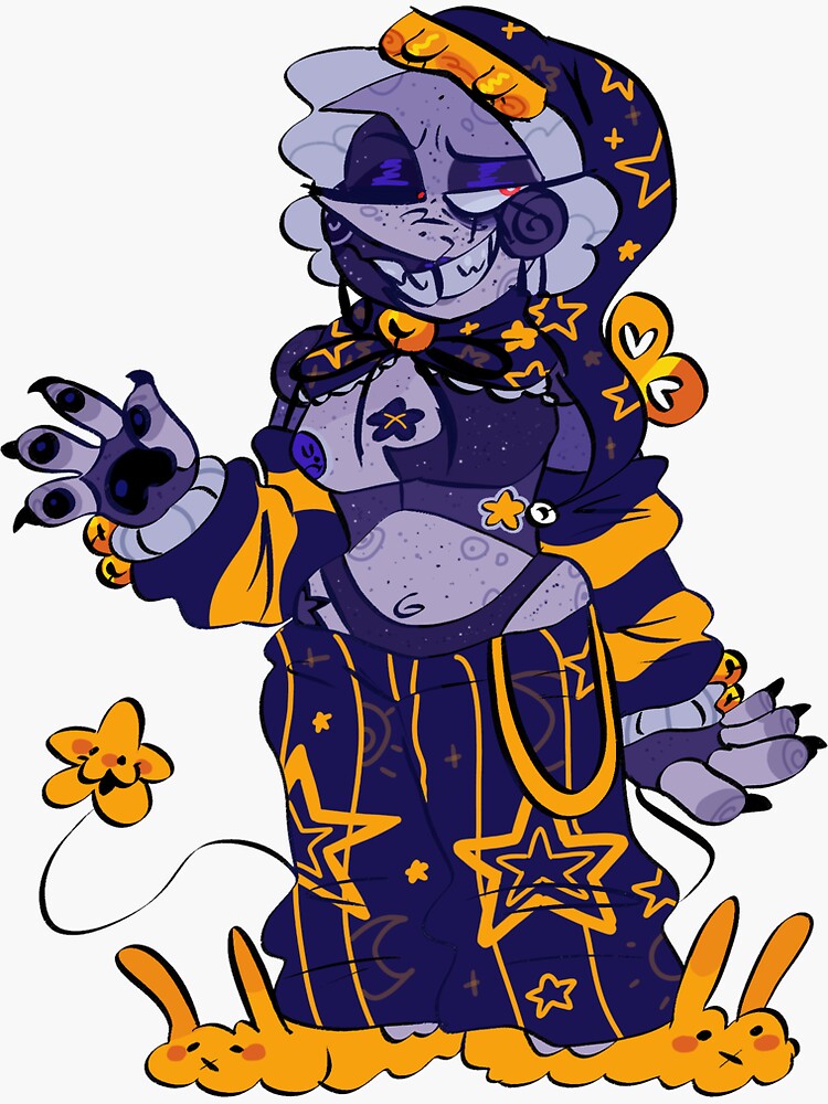 "(redesign) moondrop" Sticker for Sale by honey-frogs | Redbubble