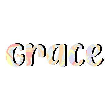 "grace name sticker " Sticker for Sale by Chlosstickers | Redbubble