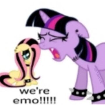 "Emo Twilight Sparkle " Sticker for Sale by Luezoide | Redbubble