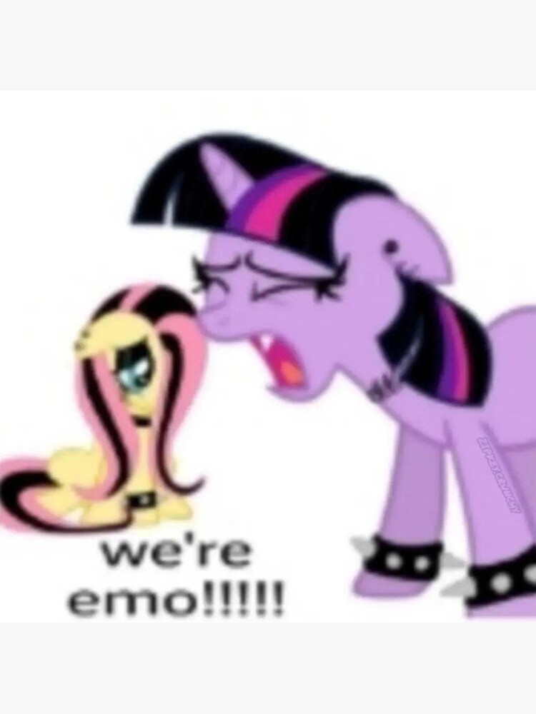 "Emo Twilight Sparkle " Sticker for Sale by Luezoide | Redbubble