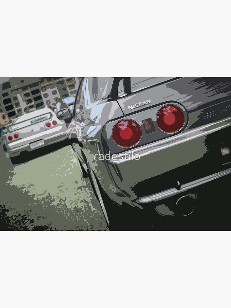 "Nissan Skyline R32" Sticker for Sale by radestilo | Redbubble