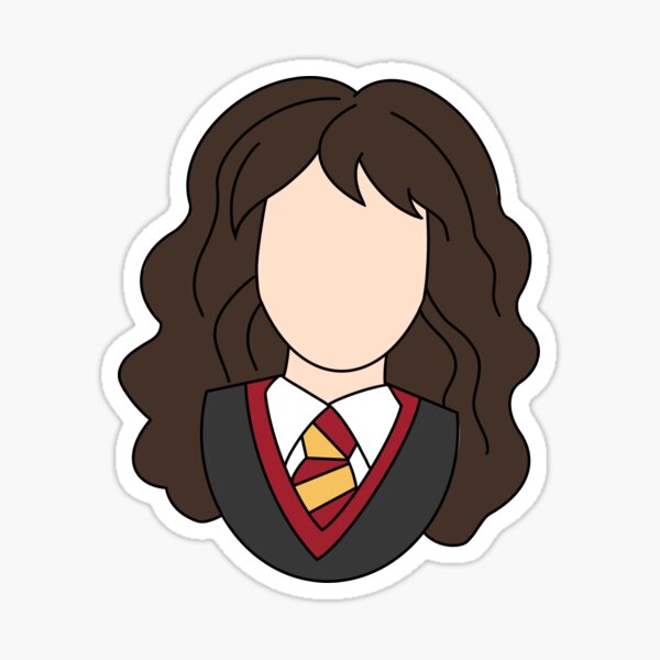 "Hermione Granger" Sticker for Sale by BurunaMD | Redbubble