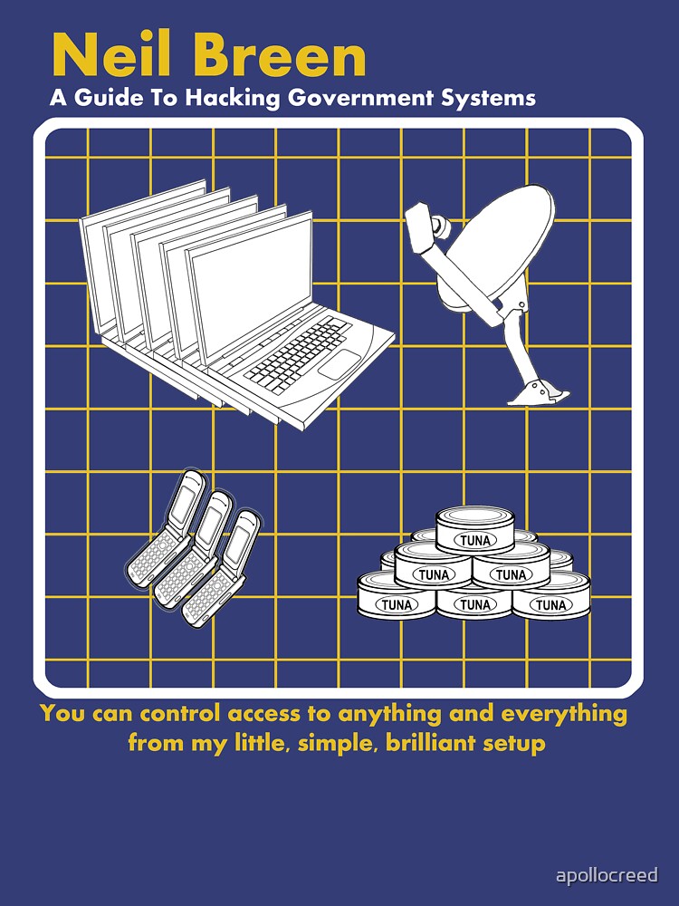 "Neil Breen - A Guide to Hacking" T-shirt by apollocreed | Redbubble ...