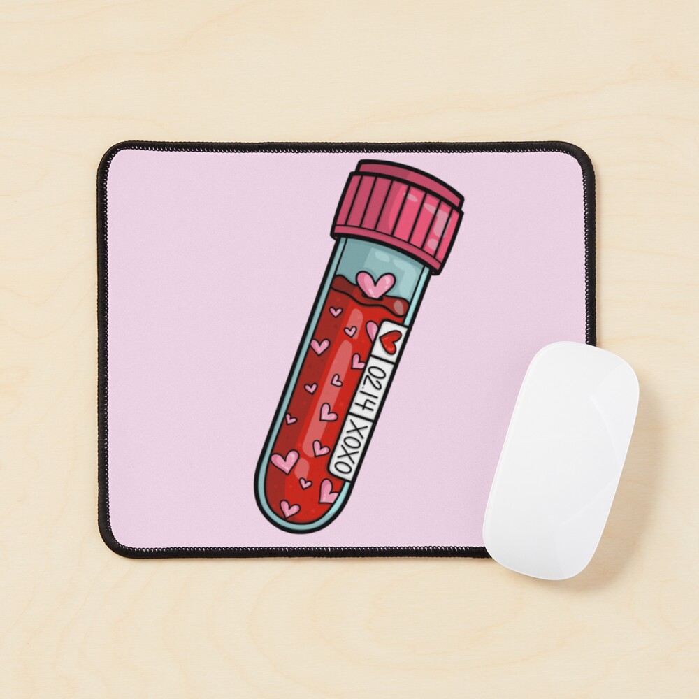 "Phlebotomist Blood test tube vile Valentine’s Day Collection " Sticker ...