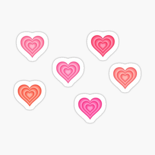 "Heart Stickers" Sticker for Sale by mandy-2527 | Redbubble