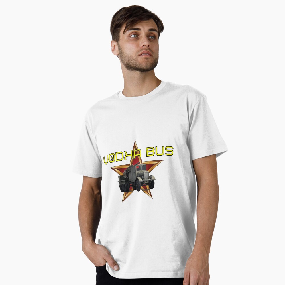 "Vodka Bus" Sticker for Sale by BarracksWear | Redbubble