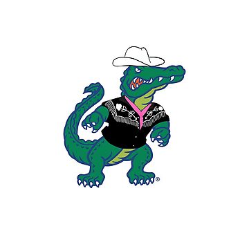 "Cowboy Albert the Gator Ken" Sticker for Sale by angelinaschott ...