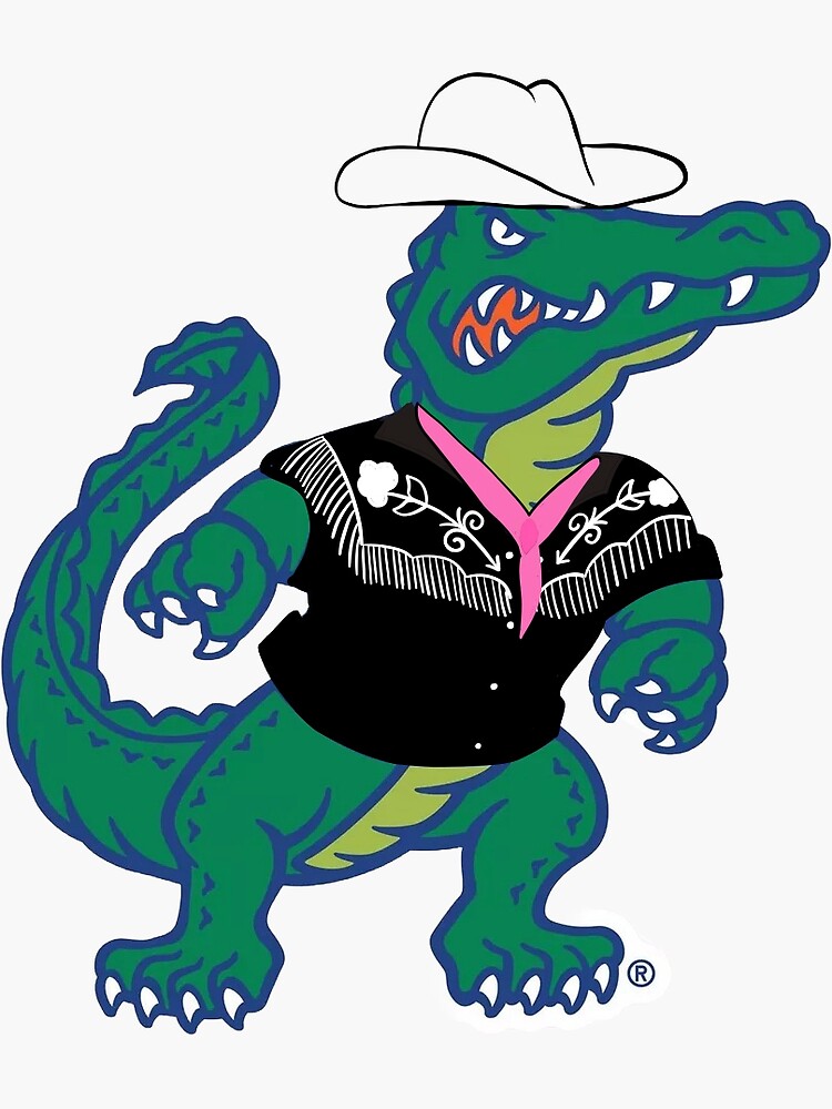 "Cowboy Albert the Gator Ken" Sticker for Sale by angelinaschott ...