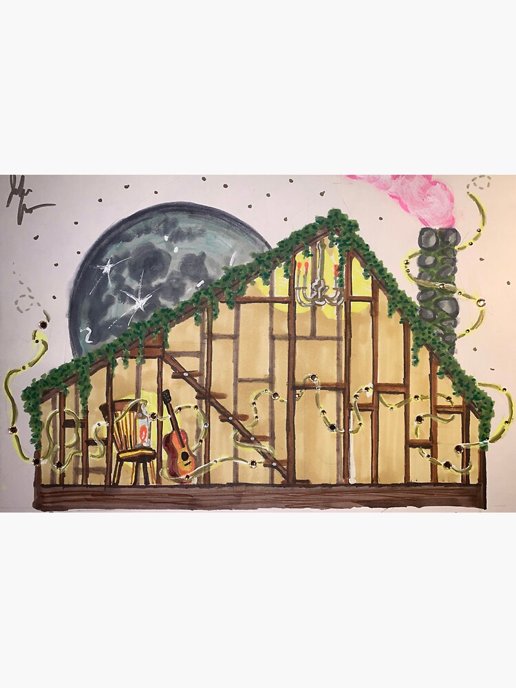 "Folklore Cabin" Sticker for Sale by JoshuaDK-art | Redbubble