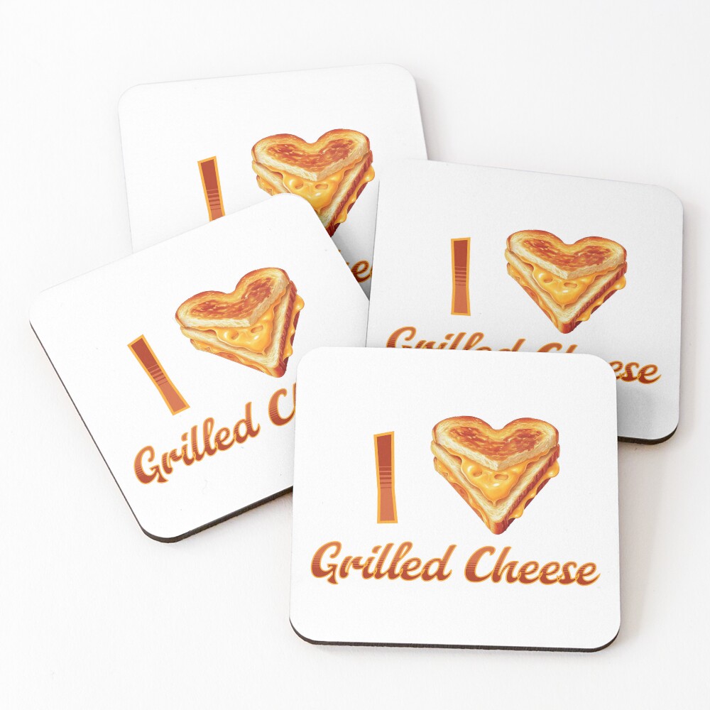 "I Love Grilled Cheese" Sticker for Sale by DigitalToast | Redbubble