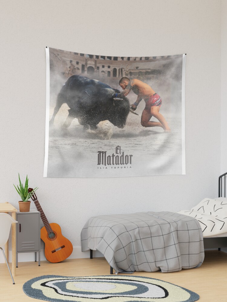 "Ilia Topuria "El Matador" UFC 298" Tapestry for Sale by brain damage ...