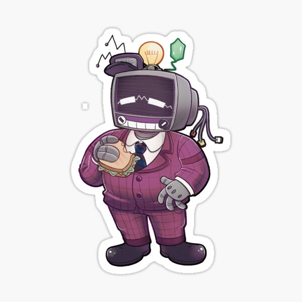 "Multislacker Eating " Sticker for Sale by LotsOfCinnamon | Redbubble