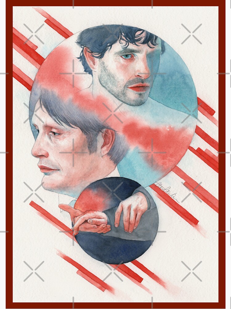 "Naka-choko / Hannibal S2E10 / Hannigram Watercolor" T-shirt for Sale ...