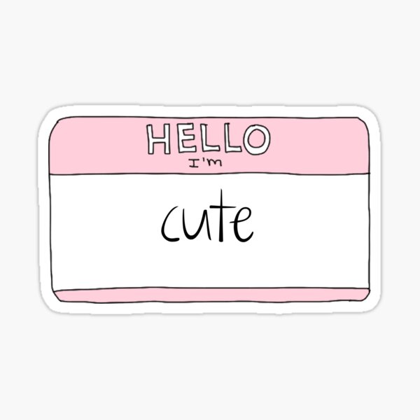 Hello I Am Stickers | Redbubble