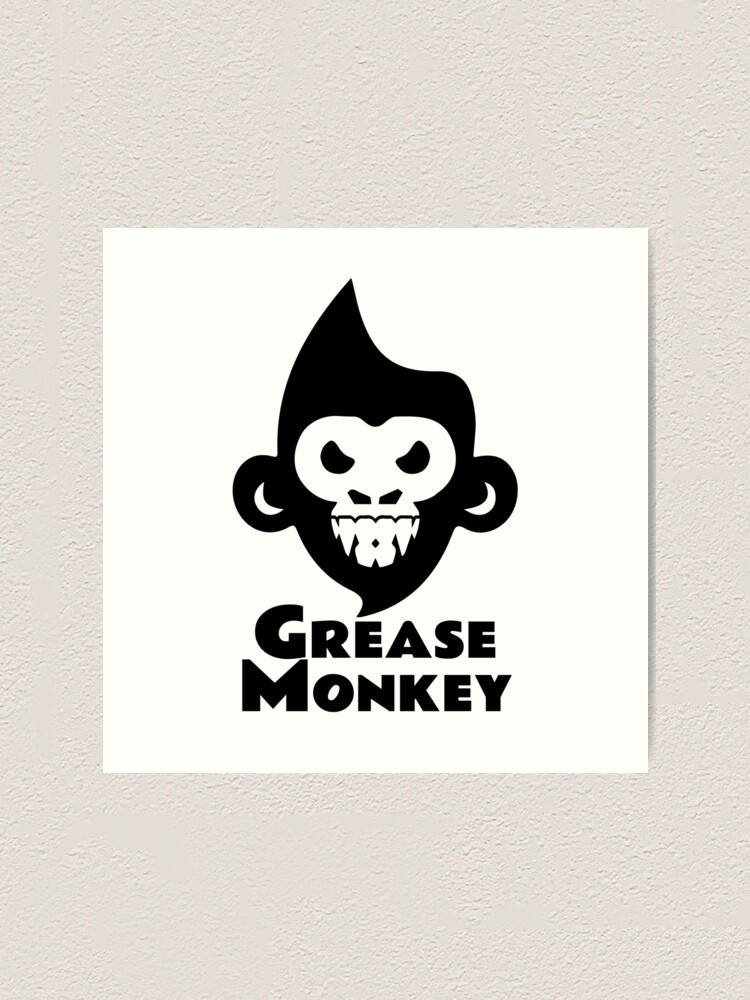 "Grease Monkey" Art Print by calimcginley | Redbubble