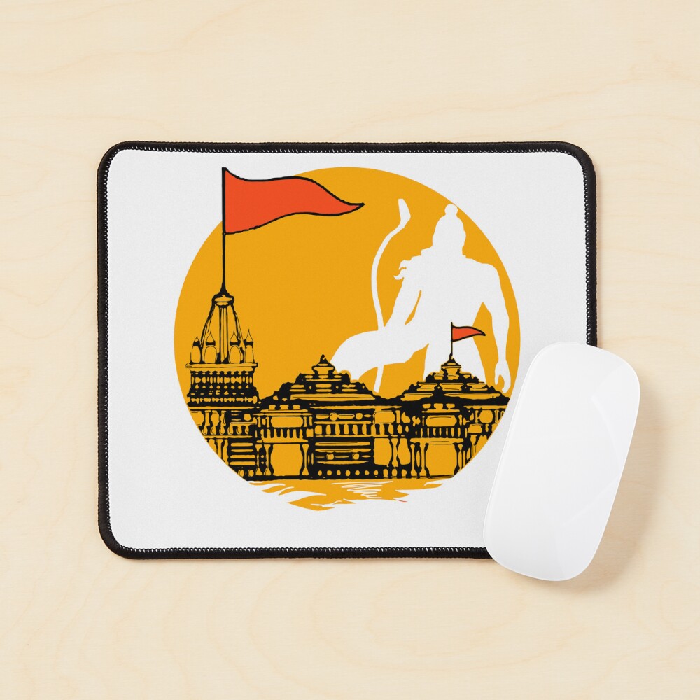 "Ram mandir " Sticker for Sale by SatyaYug | Redbubble