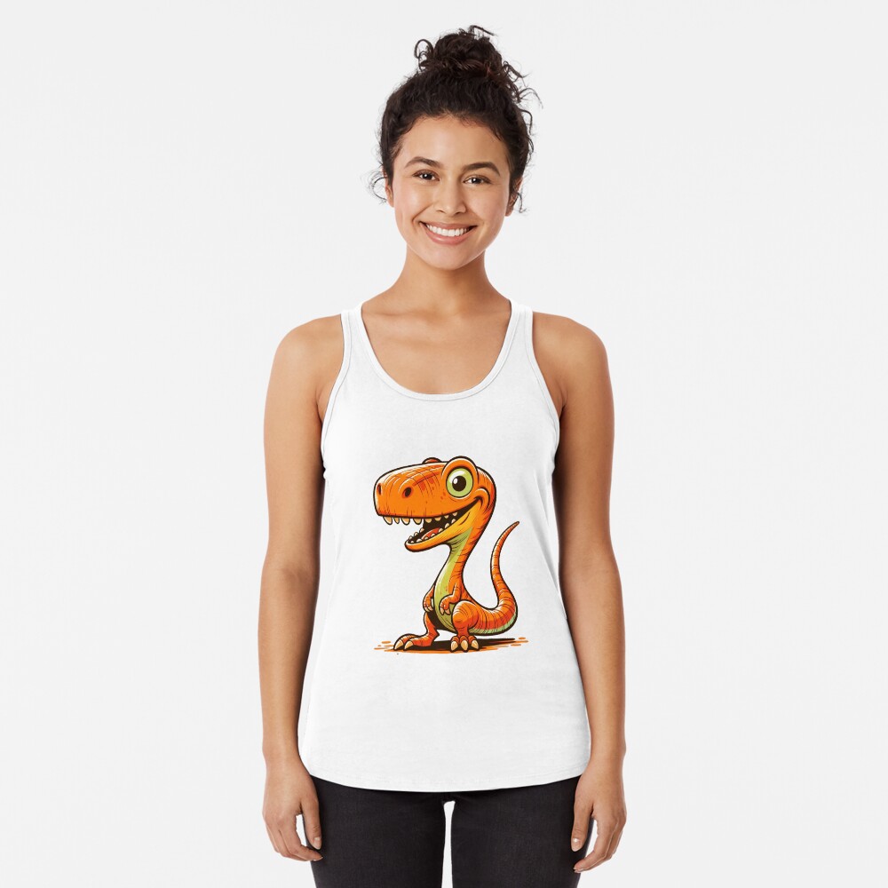 "Cartoon Velociraptor " Sticker for Sale by anewdesignaday | Redbubble