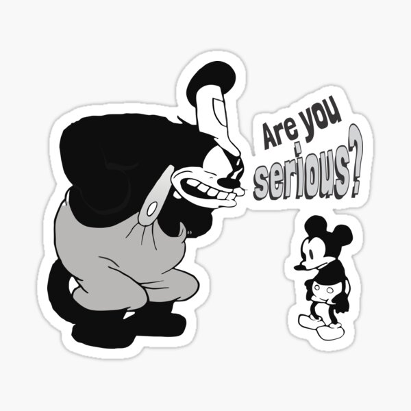 "Are you serious?" Sticker by All-Strokes | Redbubble