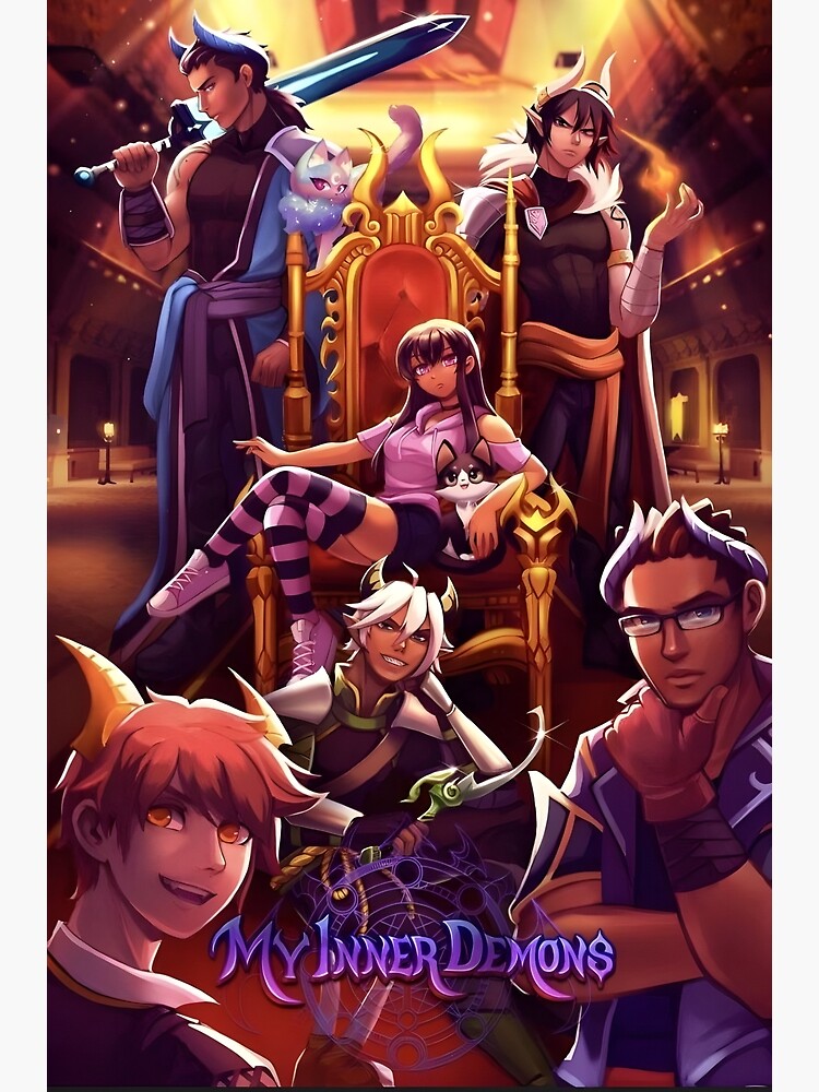 "My Inner Demon - All in one" Poster for Sale by MalakShams | Redbubble