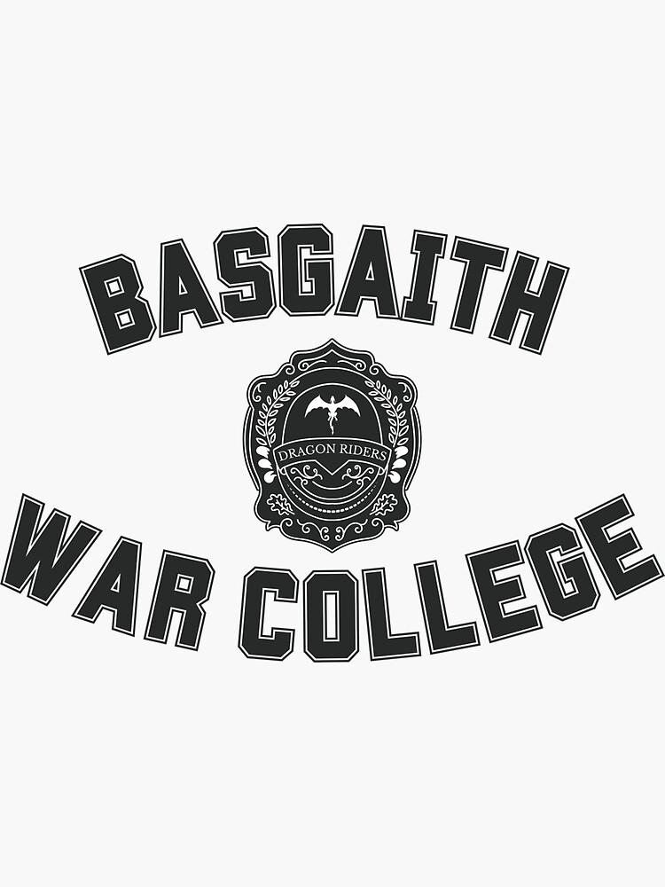 "basgaith war college" Sticker for Sale by lohtus | Redbubble