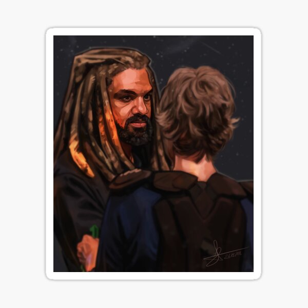 "CARZEKIEL Ezekiel & Carol - TWD" Sticker for Sale by gentleGirlyx ...
