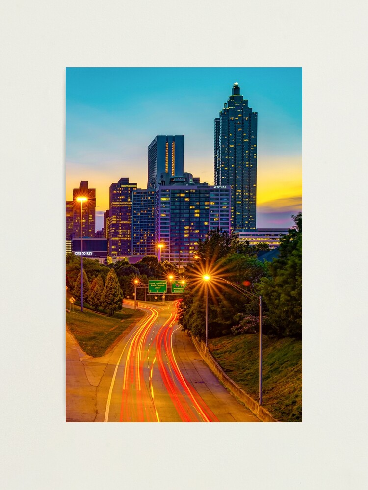 Atlanta Dusk Architecture Lights