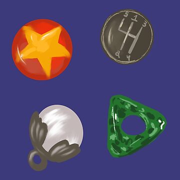 "Coraline Ghost eyes and seeing stone" Sticker for Sale by ...