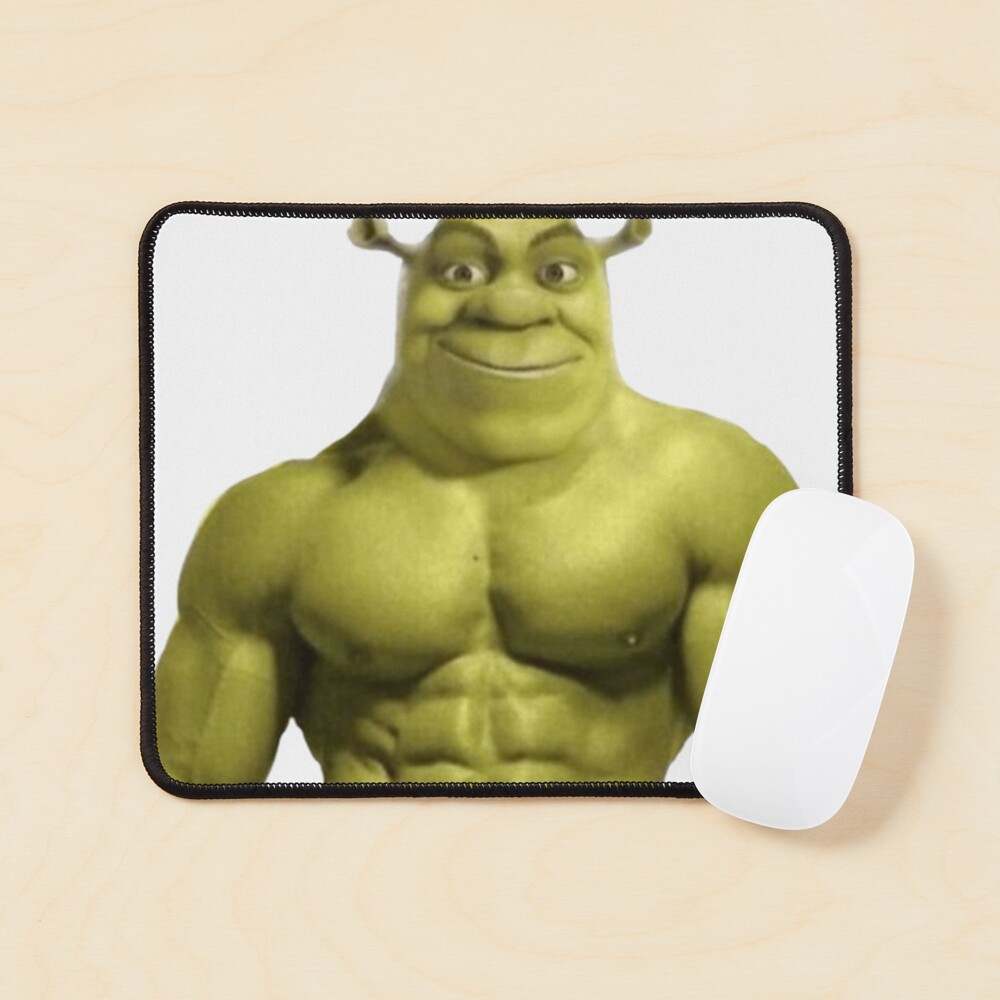"buff shrek" Sticker for Sale by FunkisDesignes | Redbubble