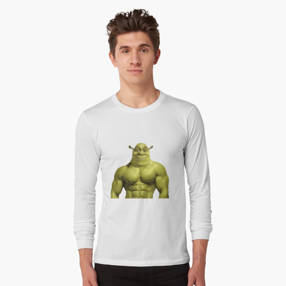 "buff shrek" Sticker for Sale by FunkisDesignes | Redbubble