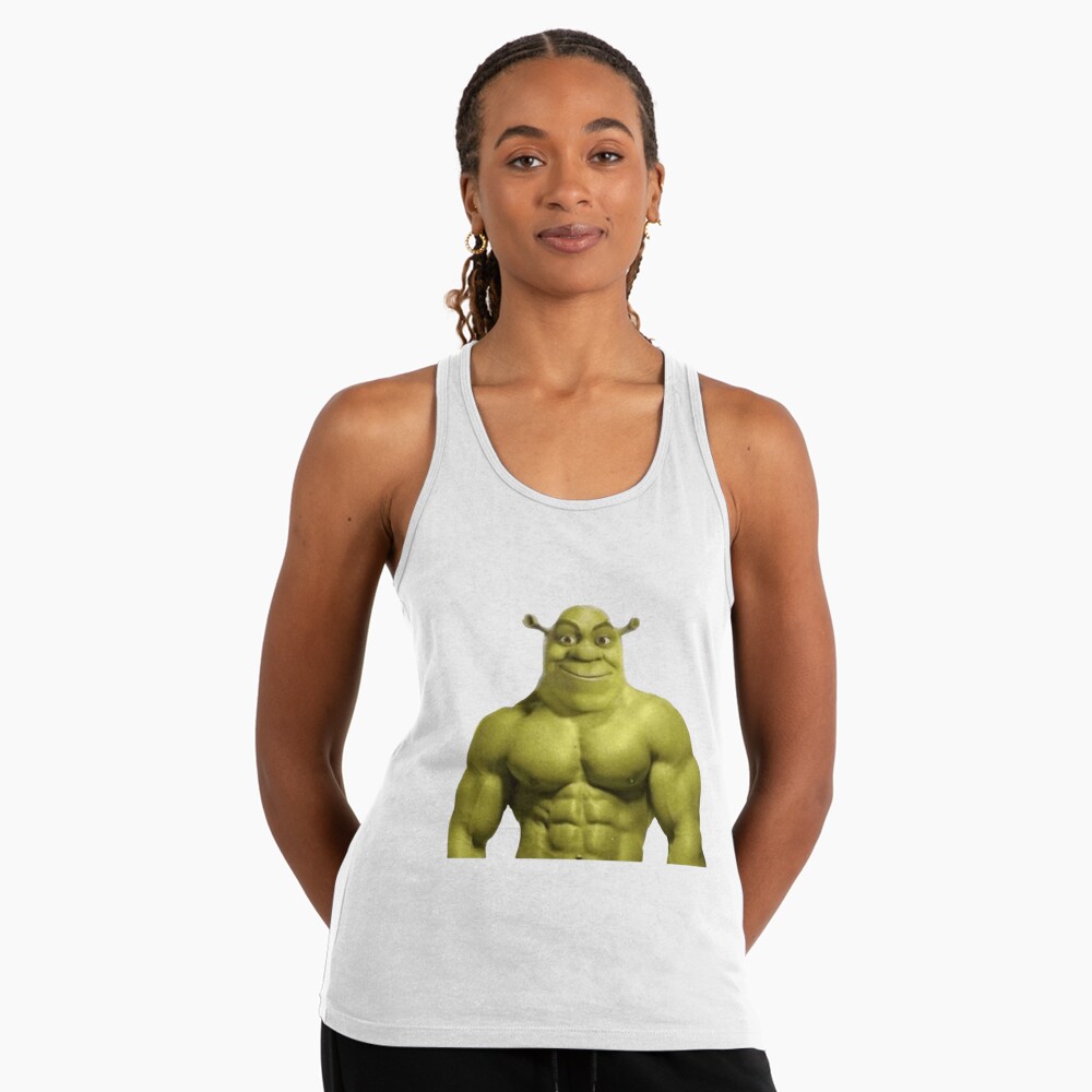 "buff shrek" Sticker for Sale by FunkisDesignes | Redbubble