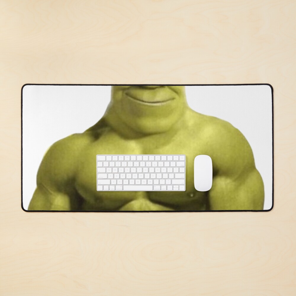 "buff shrek" Sticker for Sale by FunkisDesignes | Redbubble