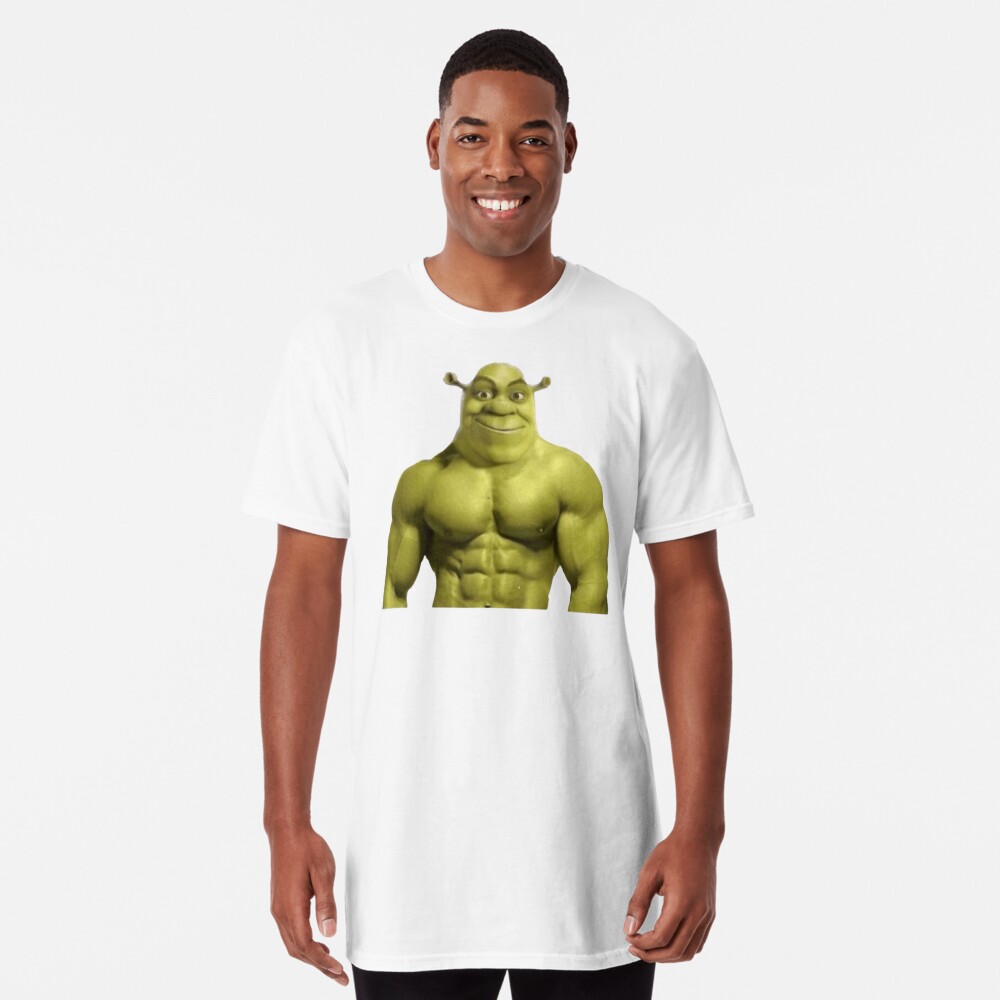 "buff shrek" Sticker for Sale by FunkisDesignes | Redbubble